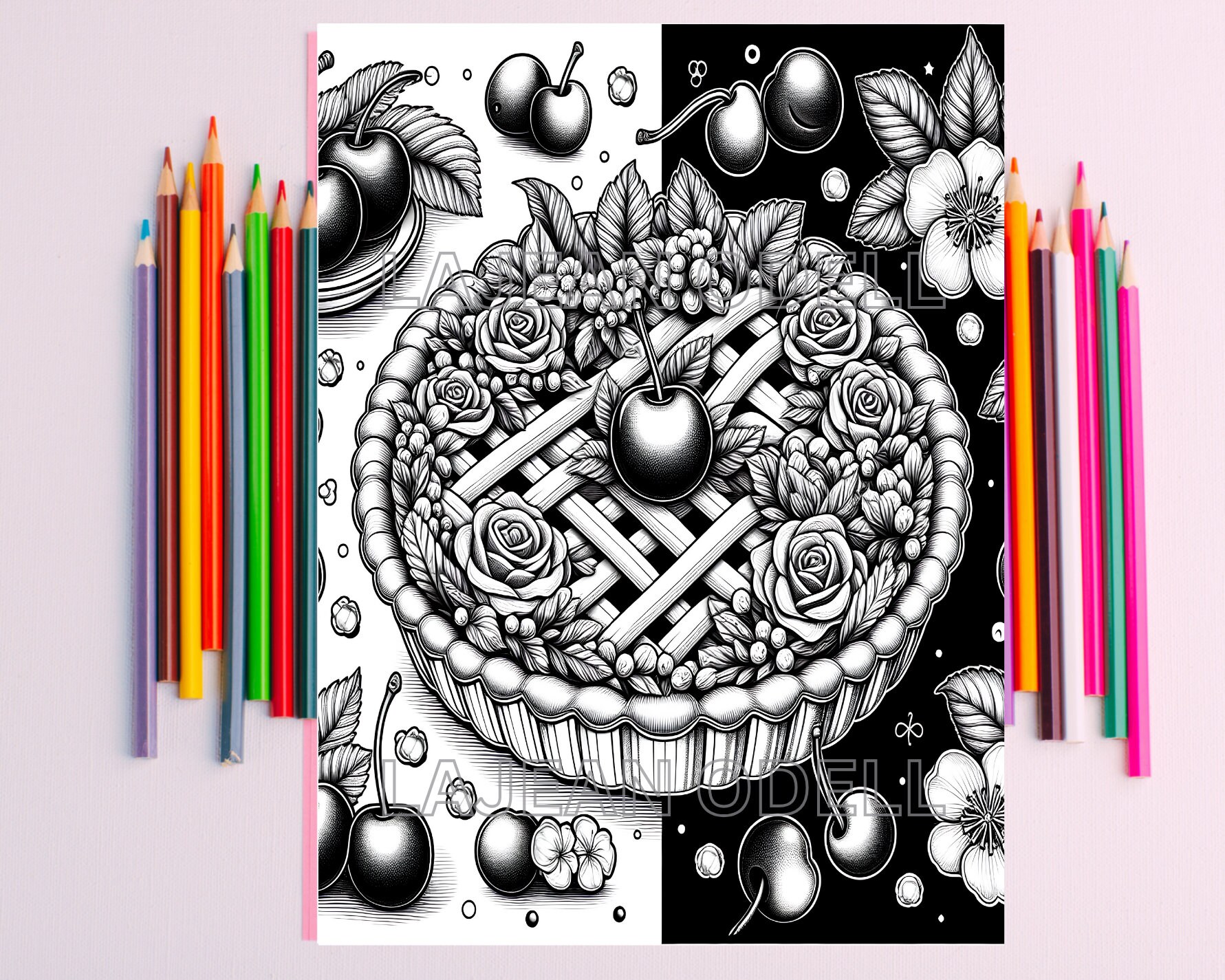 Blackout Bakery Delight Coloring Book Pdf - Etsy