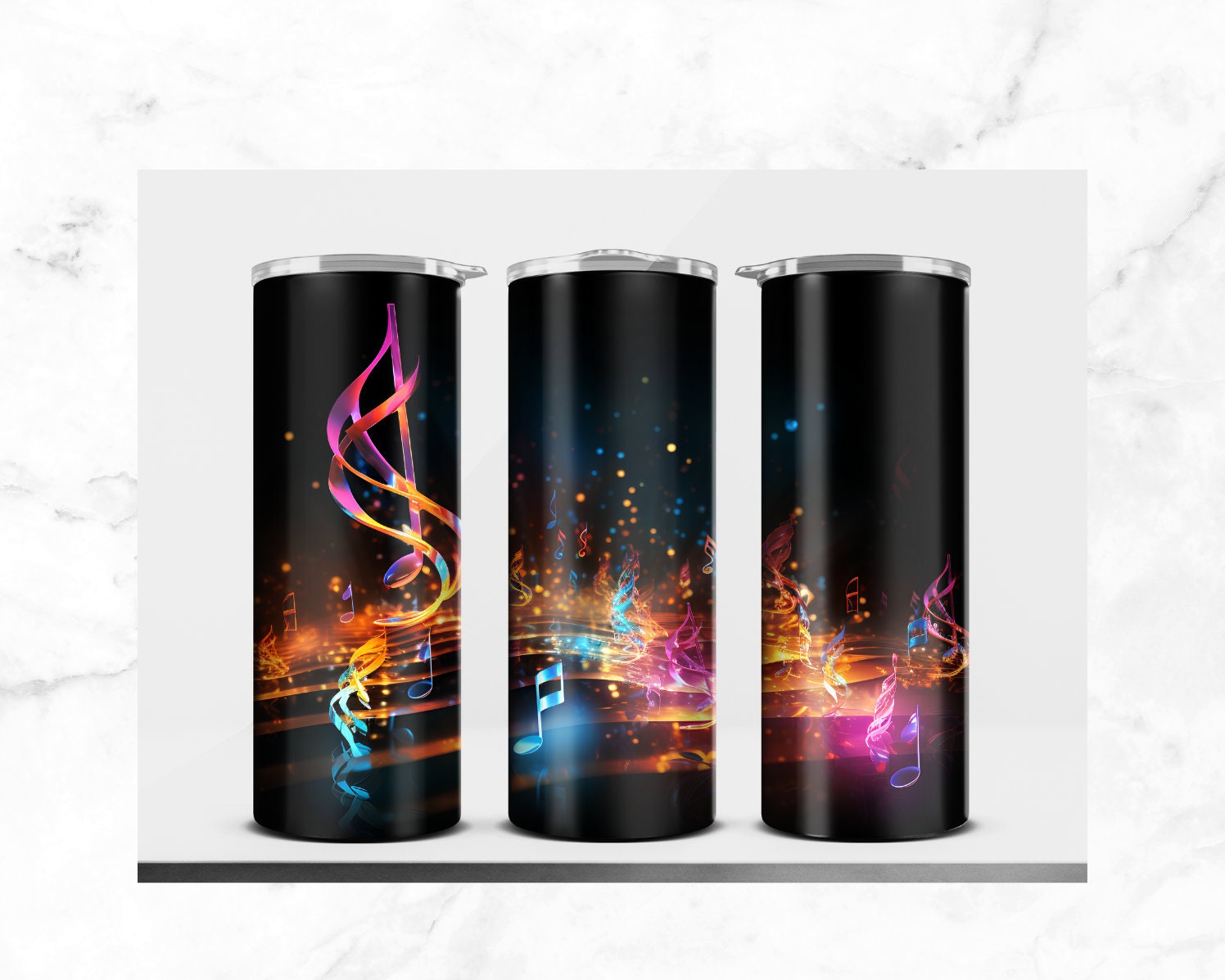 Glowing Music Notes Digital Paper Png - Etsy