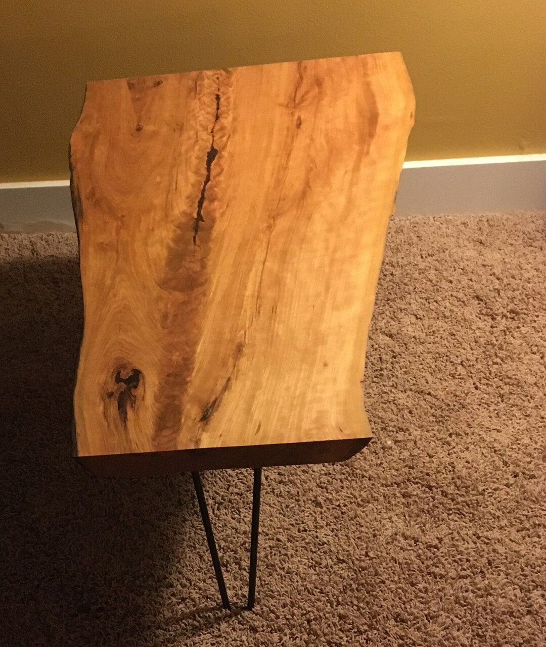 Beautiful Cherry Crotch Table - Etsy