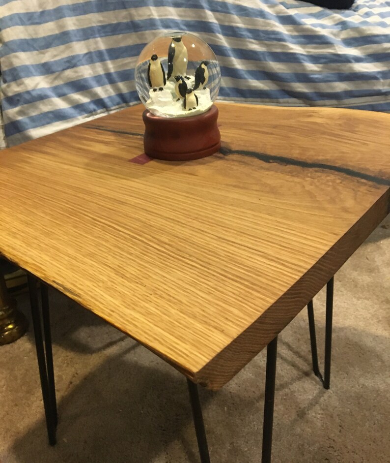 Beautiful Live-edge White Oak End Table - Etsy
