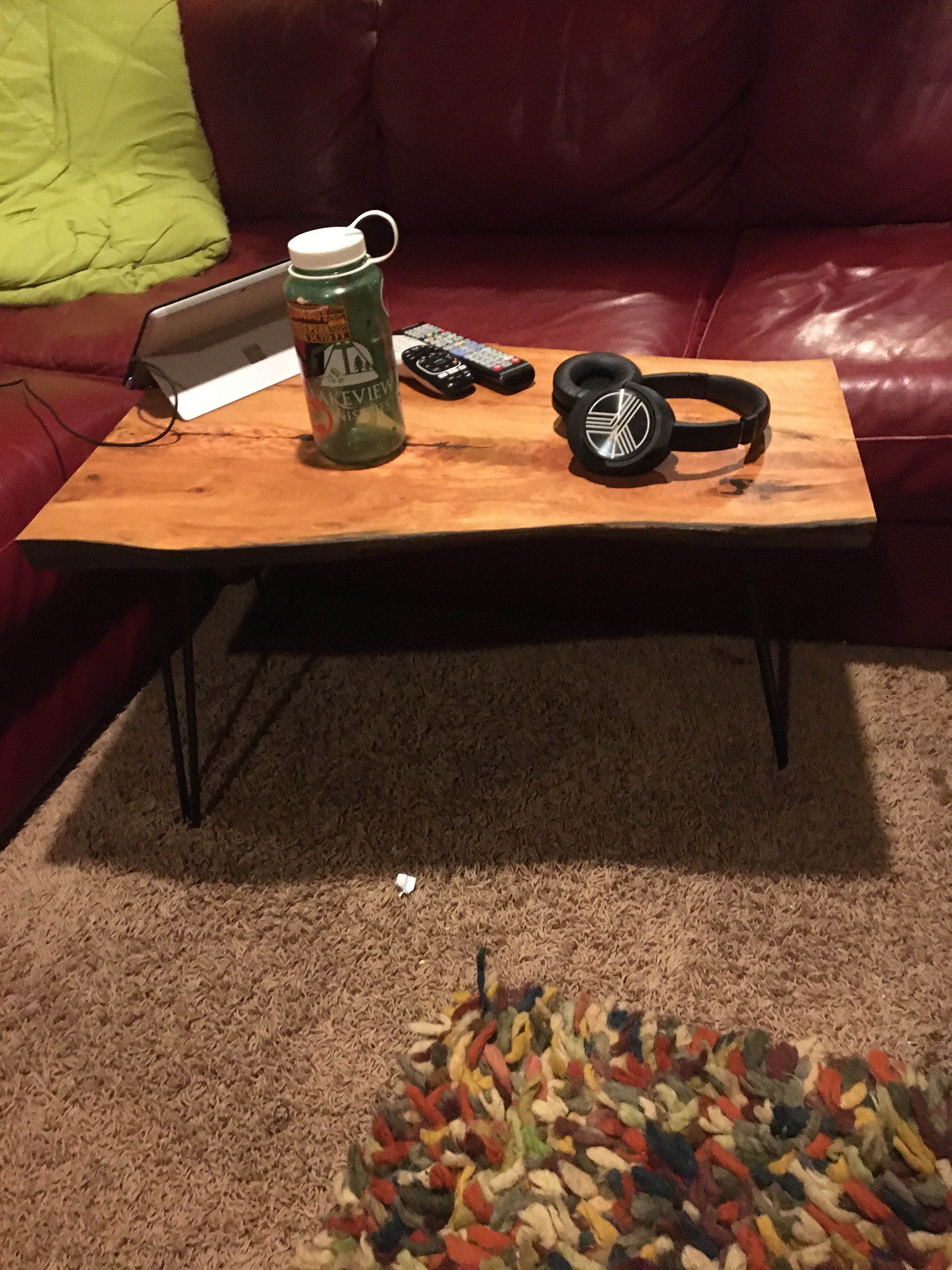 Beautiful Cherry Crotch Table - Etsy