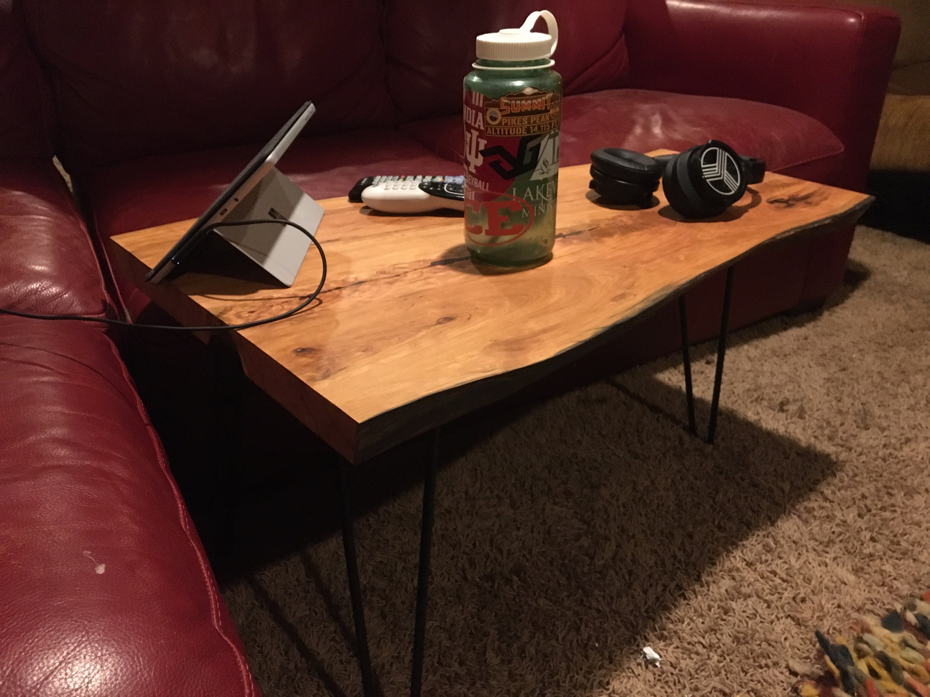 Beautiful Cherry Crotch Table - Etsy