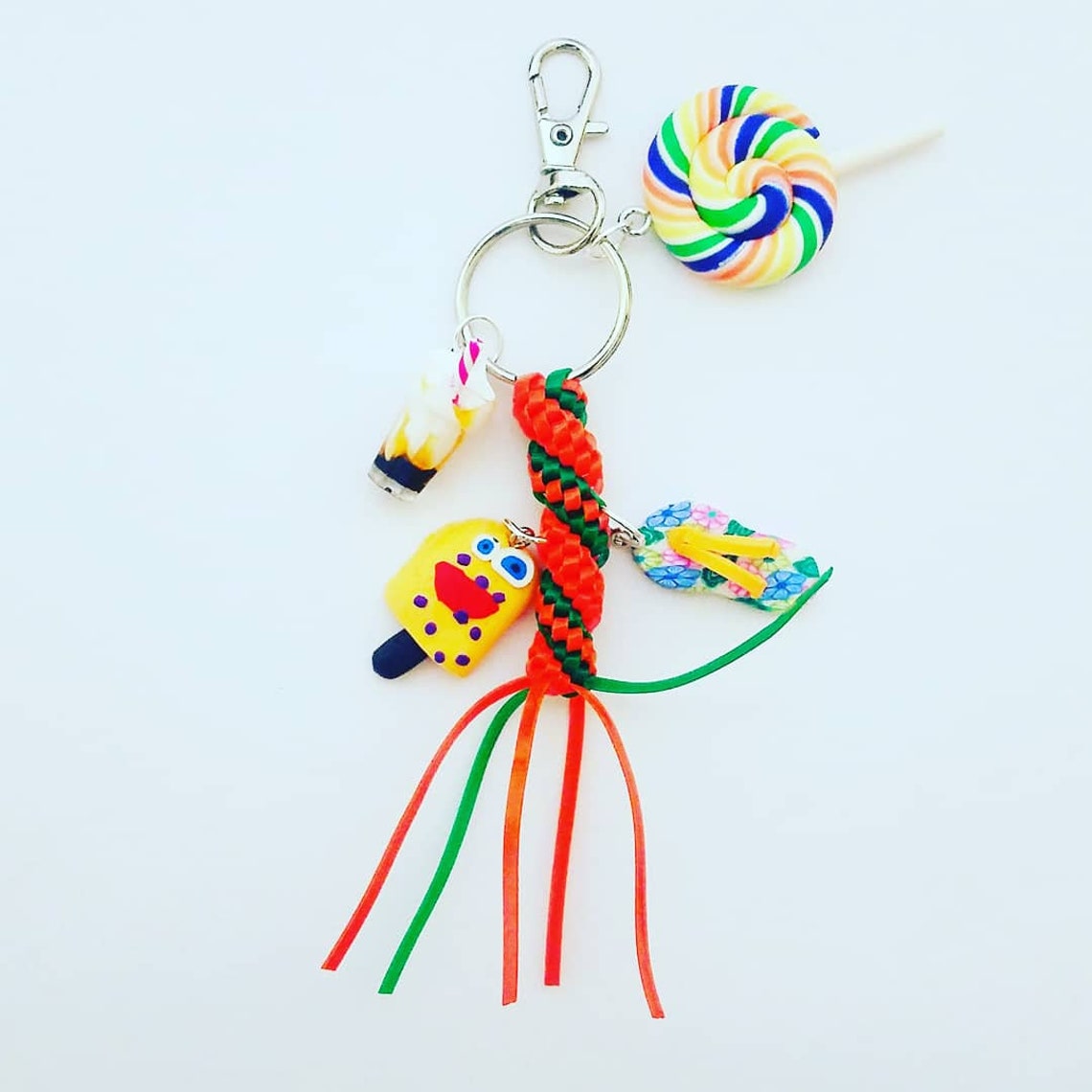 CUSTOM Boondoggle Keychains/rexlace Lanyard, Plastic String Keychains ...