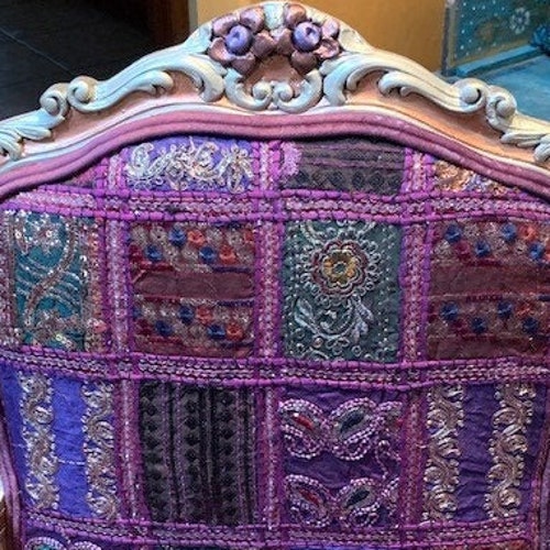 Colorful Boho Eclectic 8 Dining Chair Set - Etsy