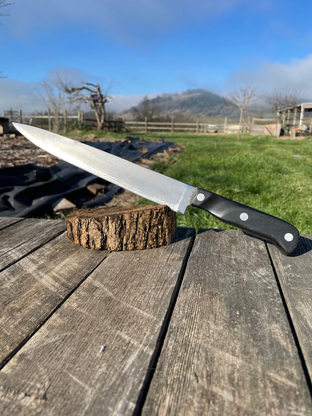 Vintage Carving/chef's Knife - Etsy