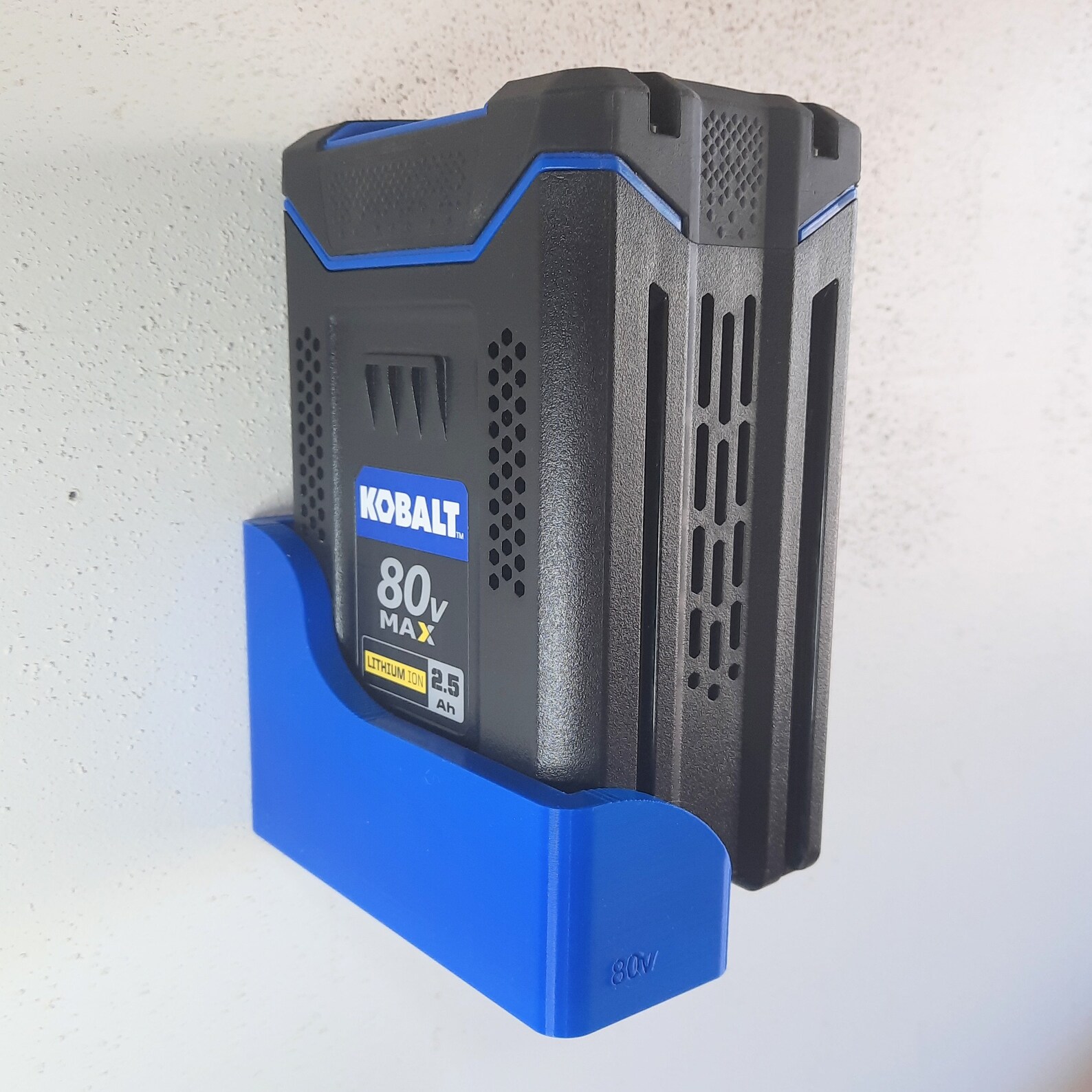 Wall Mount for a Kobalt 80v Battery - Etsy