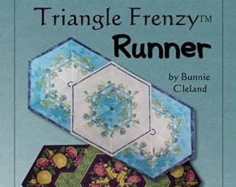 Triangle Frenzy Runner Quilt Runner Pattern. - Etsy