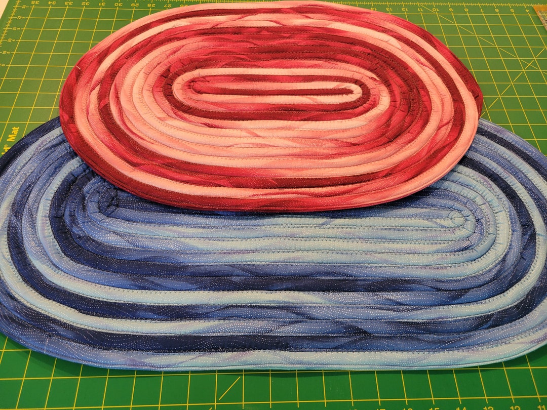 Hand-made Jelly Roll Rug or Table Runner - Choice of Color/size - Etsy