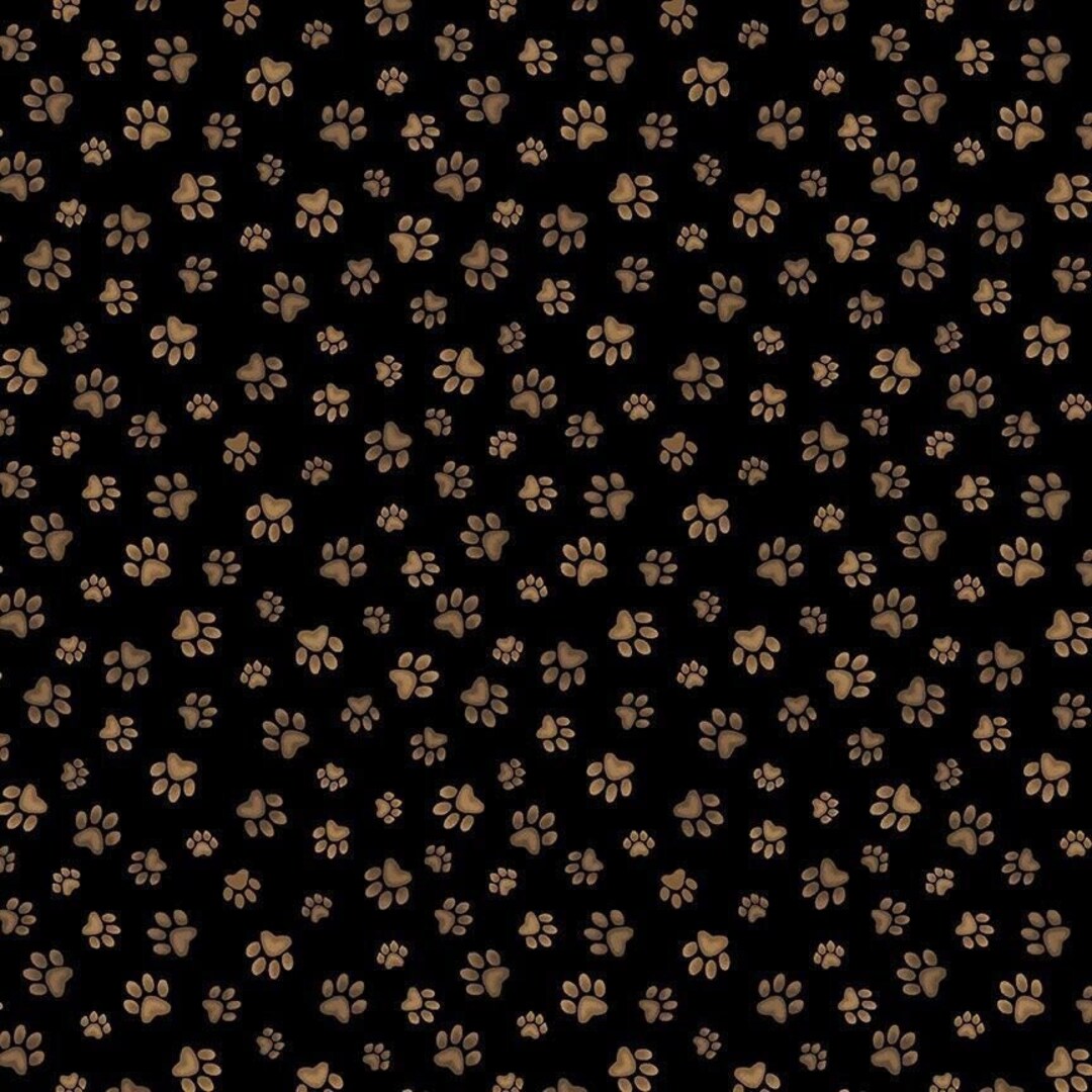 Cat Paw Prints Fabric by Timeless Treasures Sold by the Half Yard and ...
