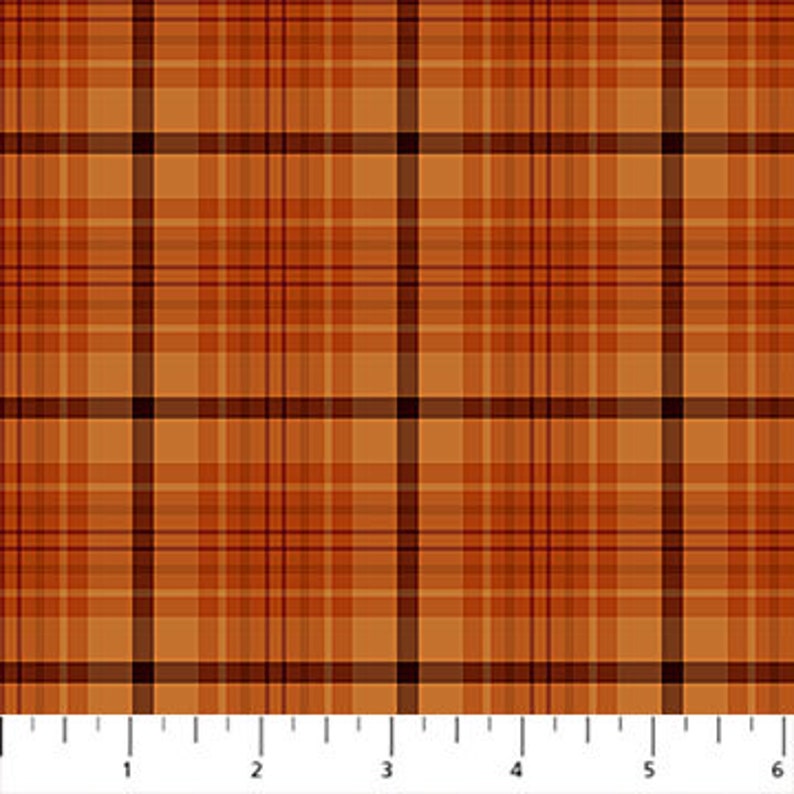 Autumn Plaid Fabric by Northcott autumn Afternoon - Etsy