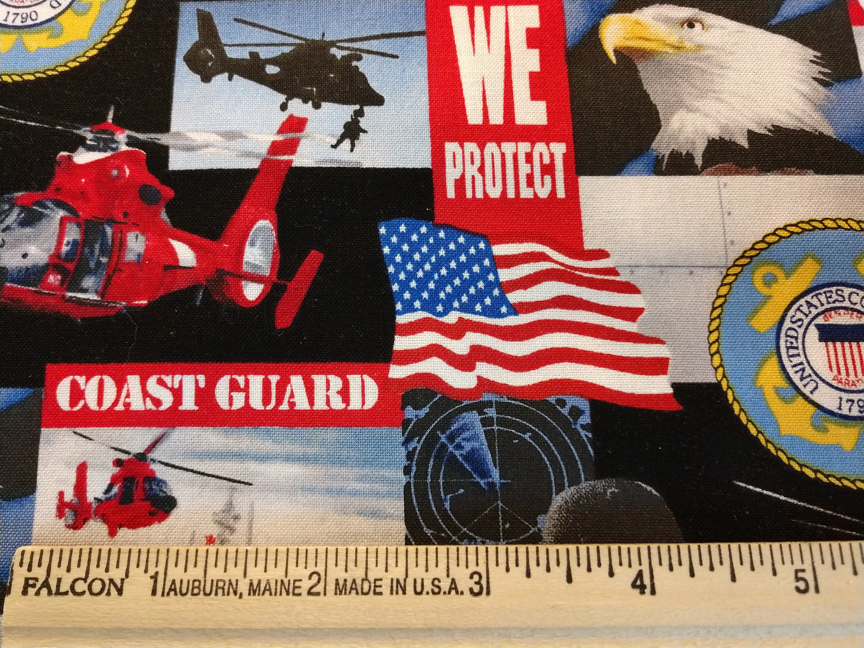 Coast Guard fabric from Sykel Enterprises sold by the yard | Etsy