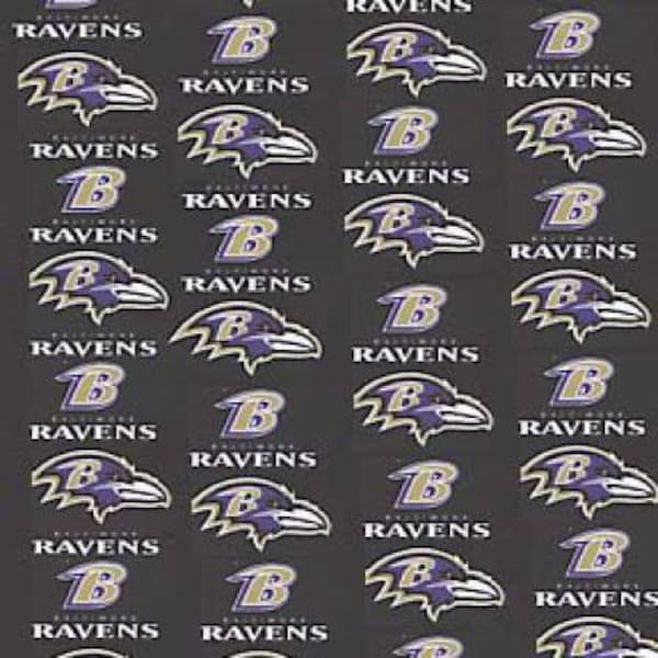 Ravens Fabric - Etsy