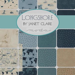 Nautical Drawings on Cream Fabric From Moda (longshore Collection ...