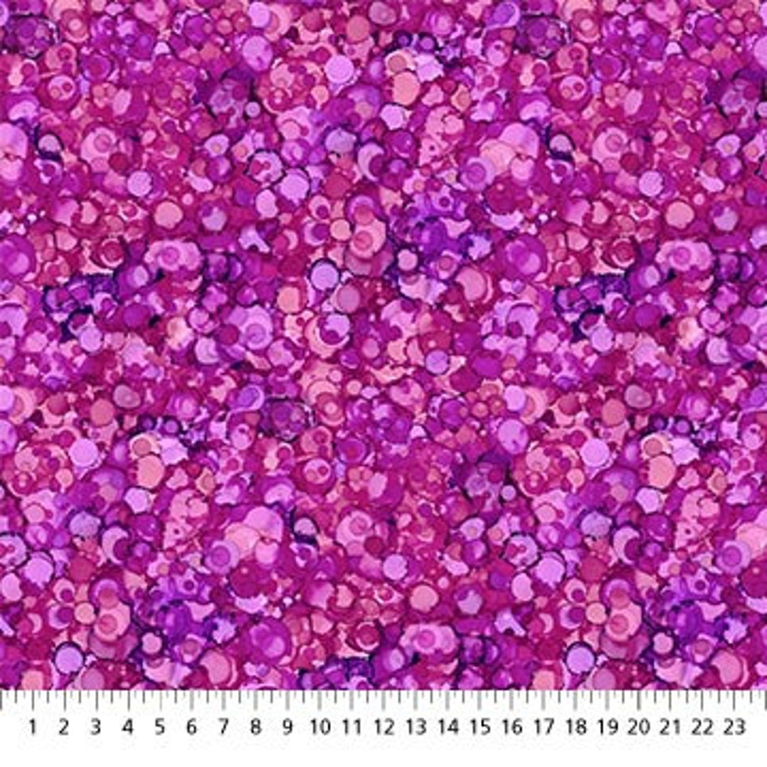 Purple & Pink Ink Blotch Fabric by Northcott modern Love Collection ...