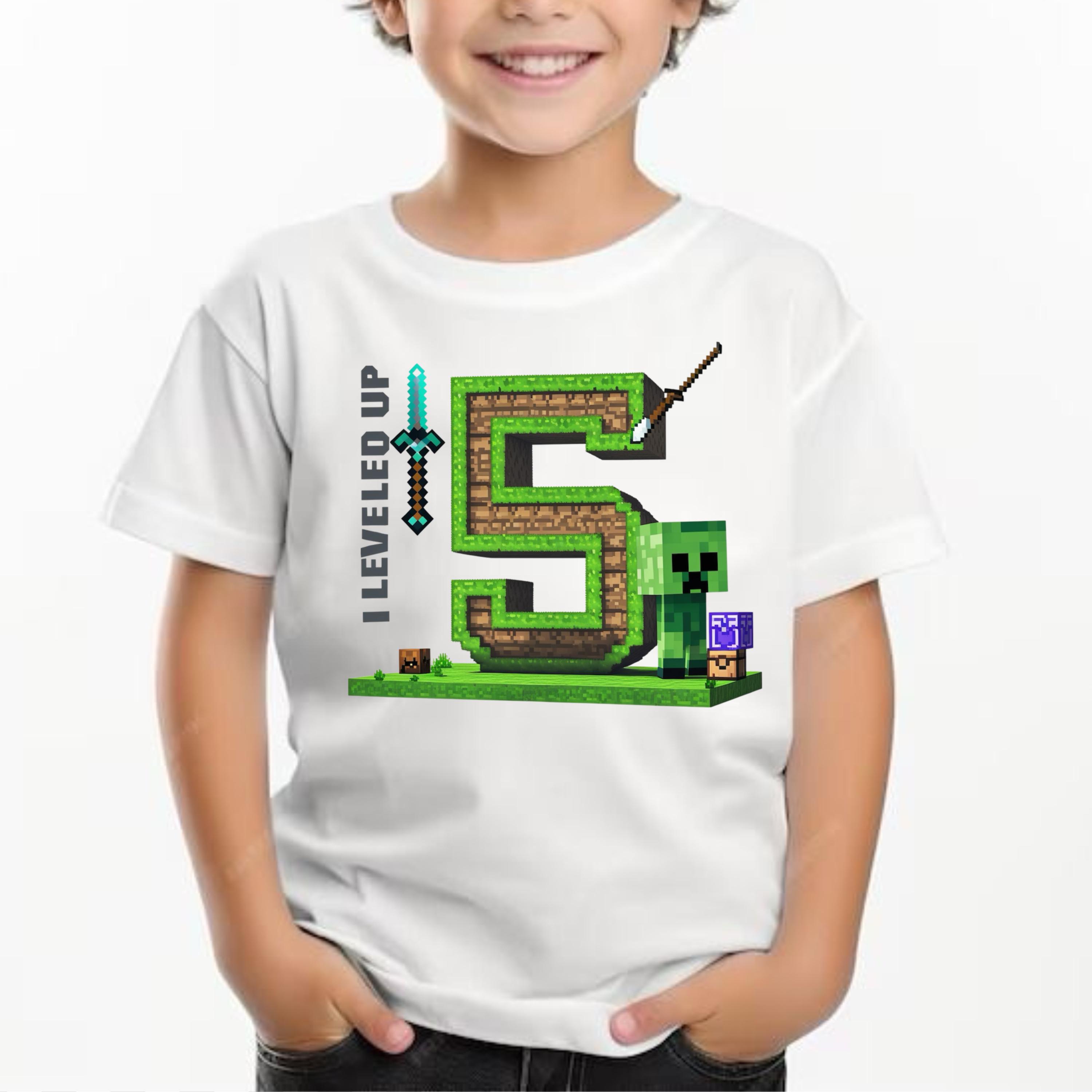 Minecraft 5th Birthday Party Decoration - Digital Download,gamer ...
