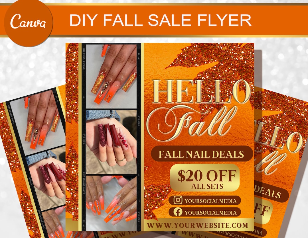 Nail Flyer, Booking Flyer, October Booking, Appointments Available ...