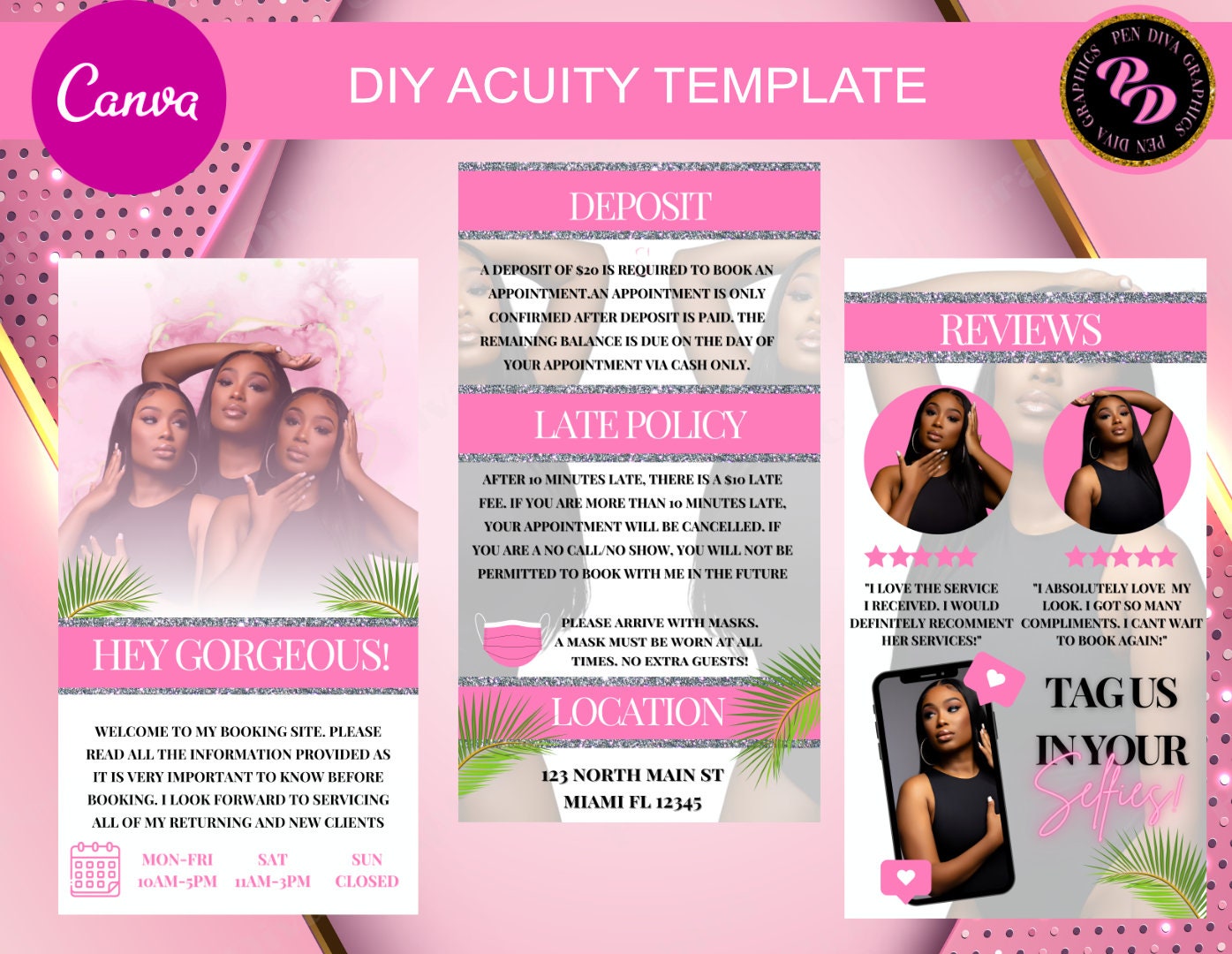 DIY Acuity Site Acuity Scheduling Template Acuity Template - Etsy