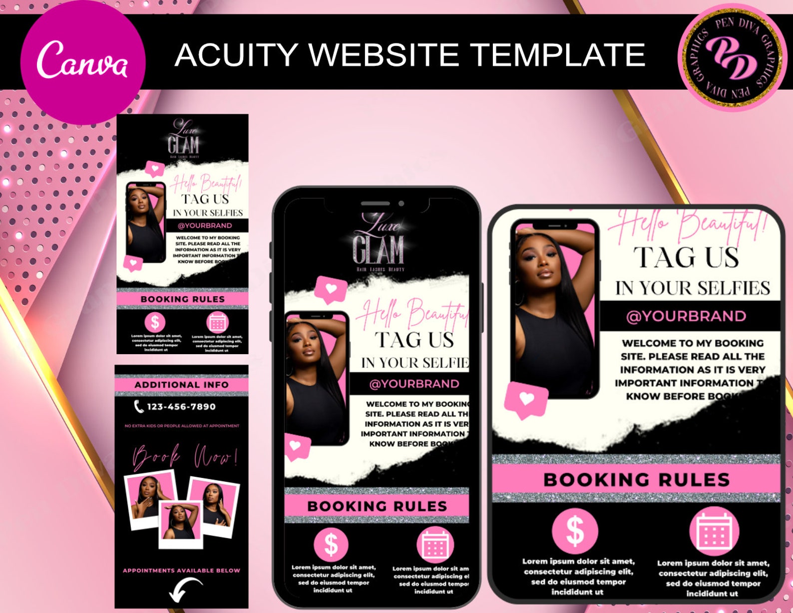 Acuity Schedule Template DIY Acuity Template Acuity - Etsy