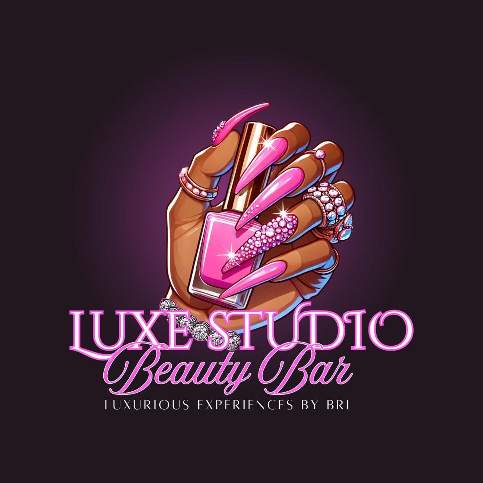 Nail Logo Design, Nail Tech Logo, Nail Technician Logo, Nail Salon Logo ...