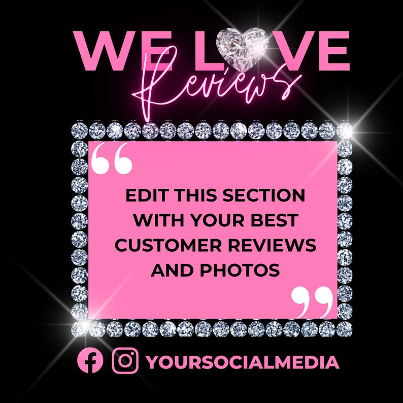 Customer Review Flyer Customer Feedback Flyer Review - Etsy