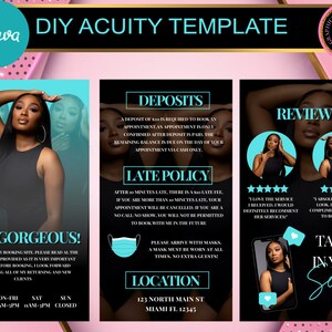 DIY Acuity Site, Acuity Scheduling Template, Acuity Template, Acuity ...