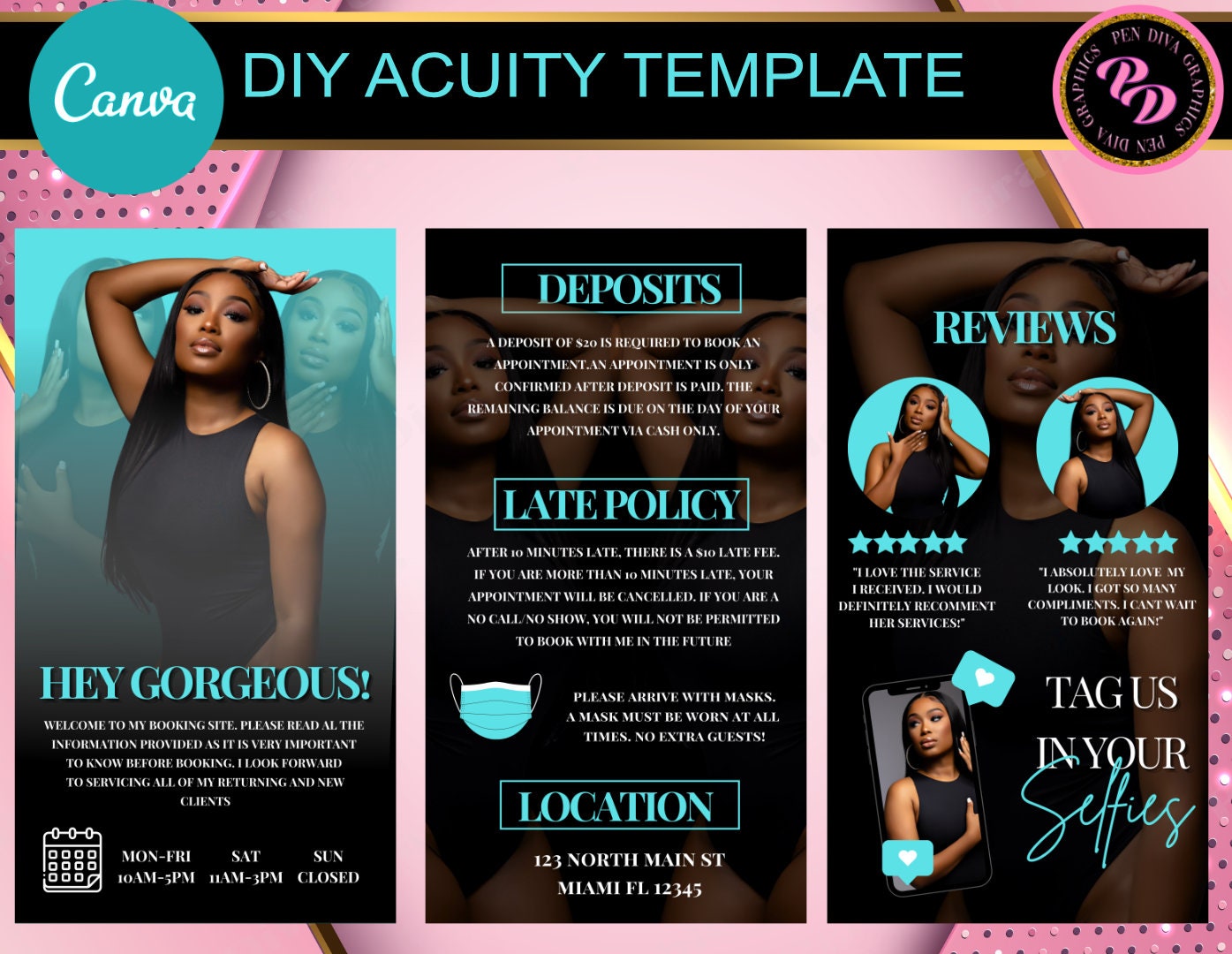 DIY Acuity Site Acuity Scheduling Template Acuity Template - Etsy