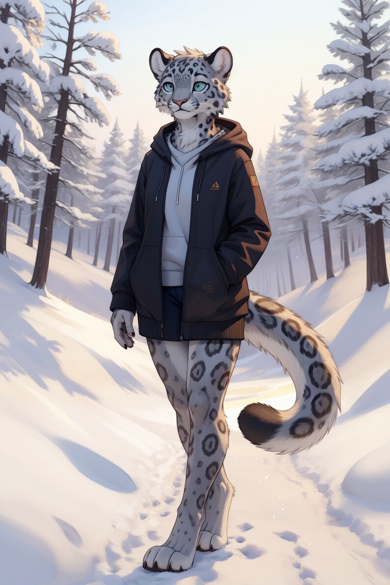 Snow Leopard Furry Adopt Adoptable Character One of a Kind Fursuit ...