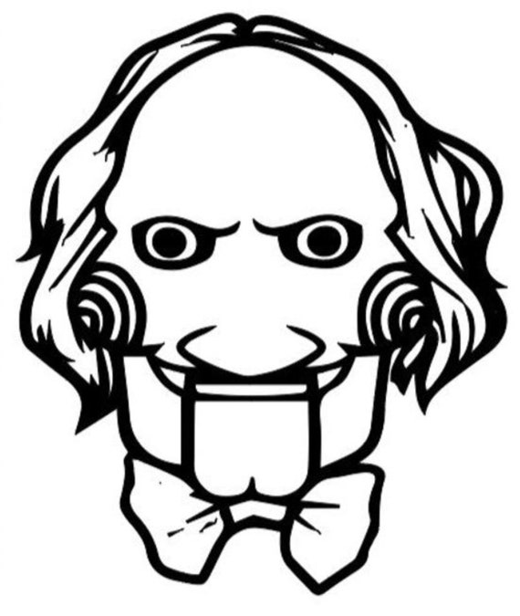 Jigsaw Billy the Puppet vinyl wall art decal sticker Custom | Etsy