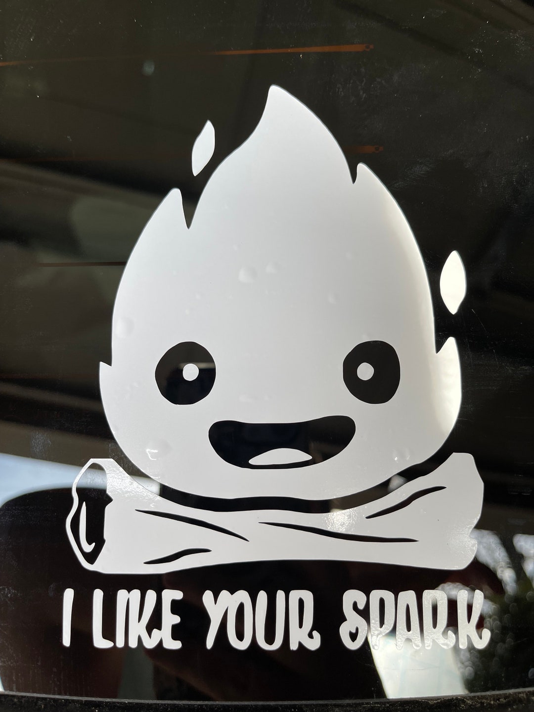 Calcifer I Like Your Spark Decal - Etsy
