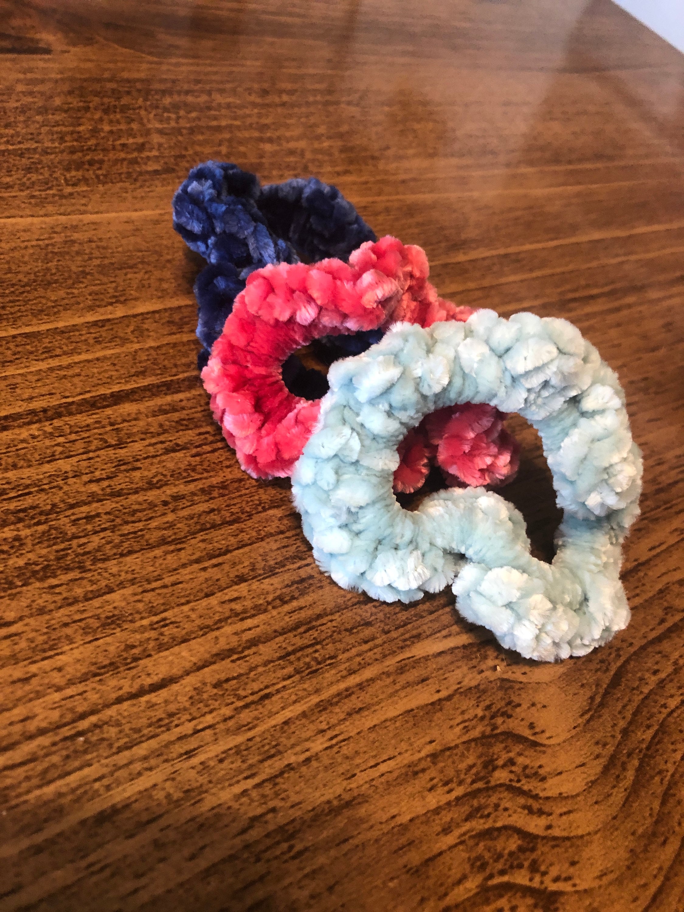Mini Crocheted Scrunchy Set - Etsy
