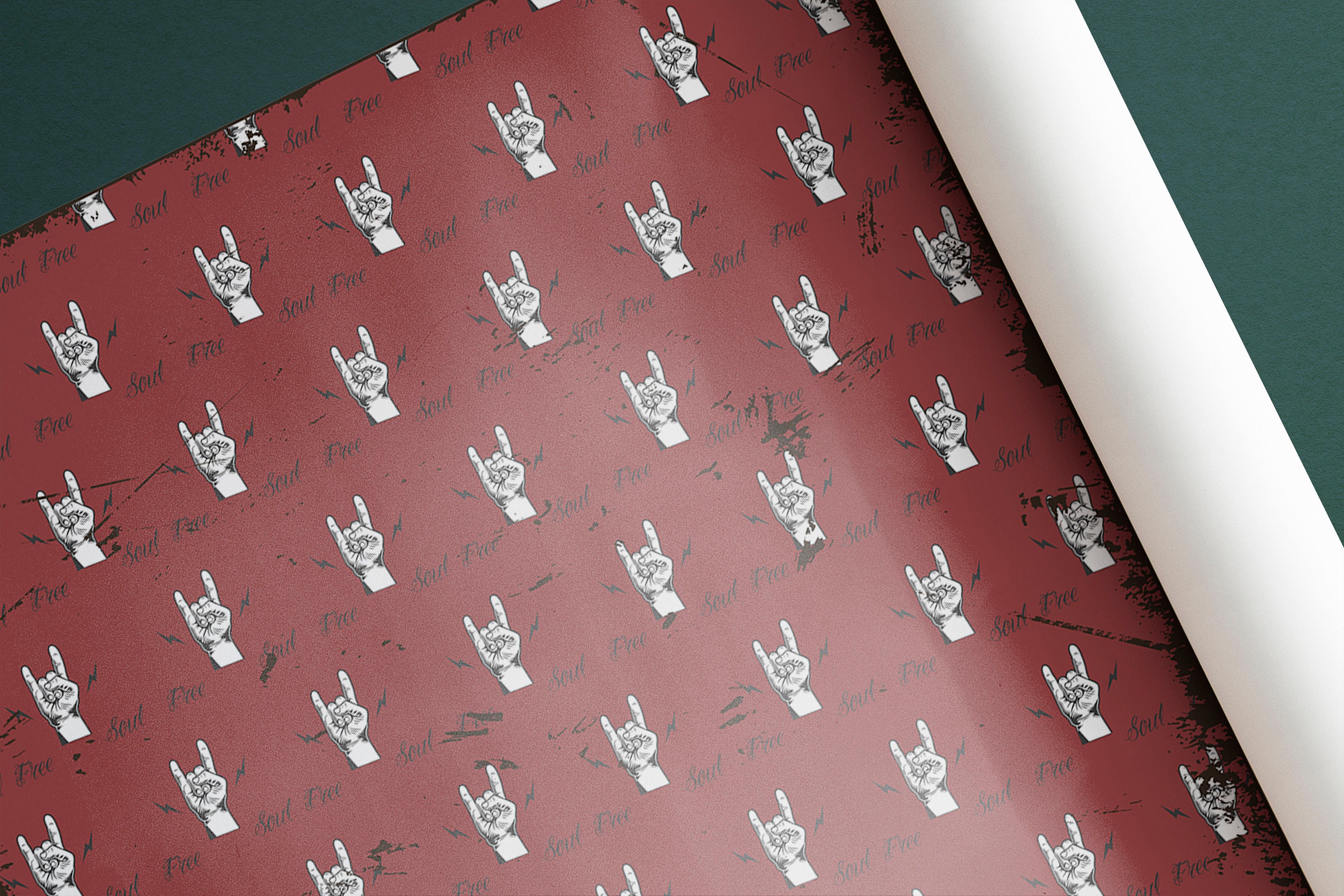 Rock Music Paper Pack, Printable Paper Pack, Digital Paper, Rocker ...