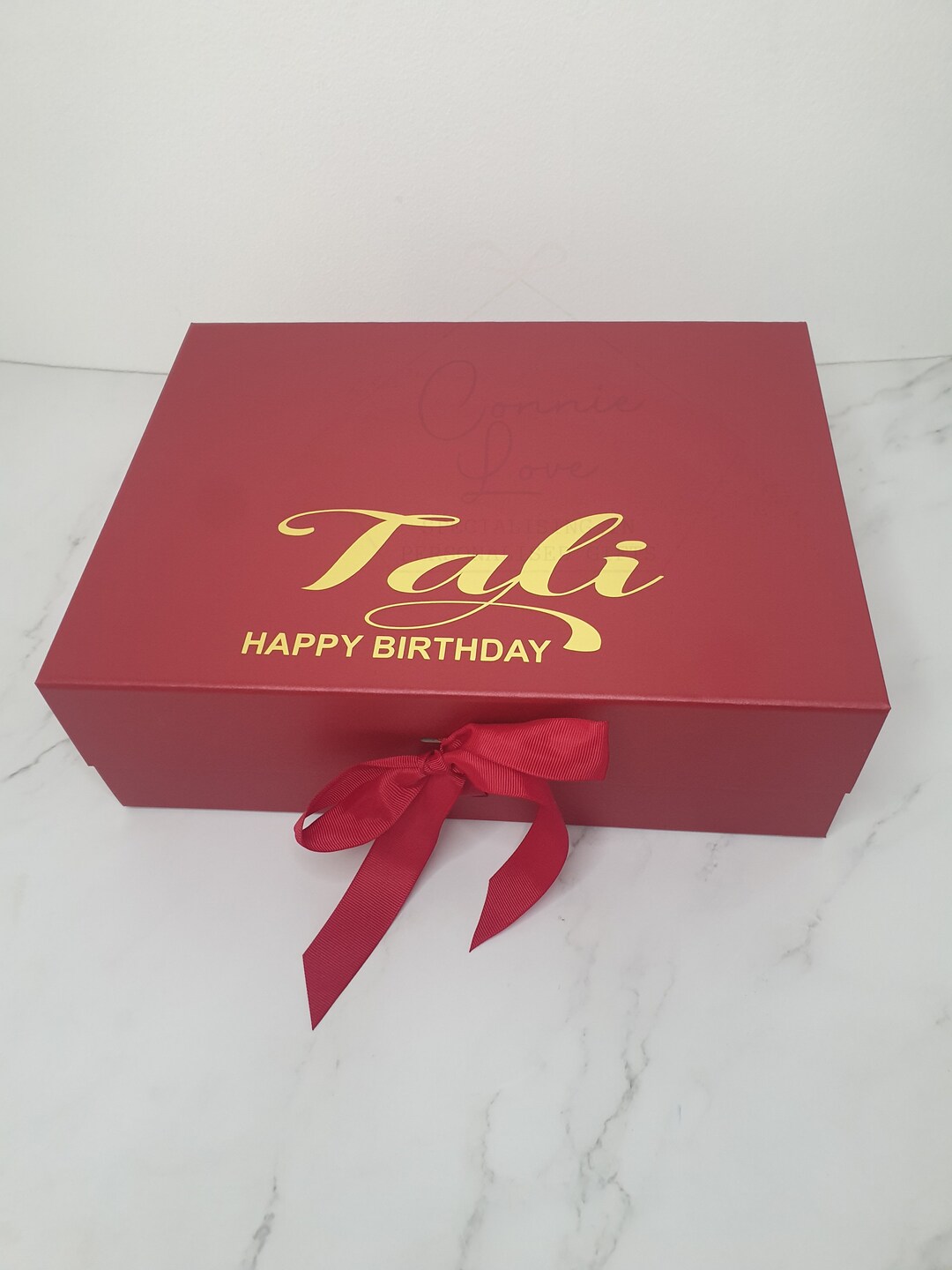 Personalised Ribbon Presentation/gift Box - Etsy