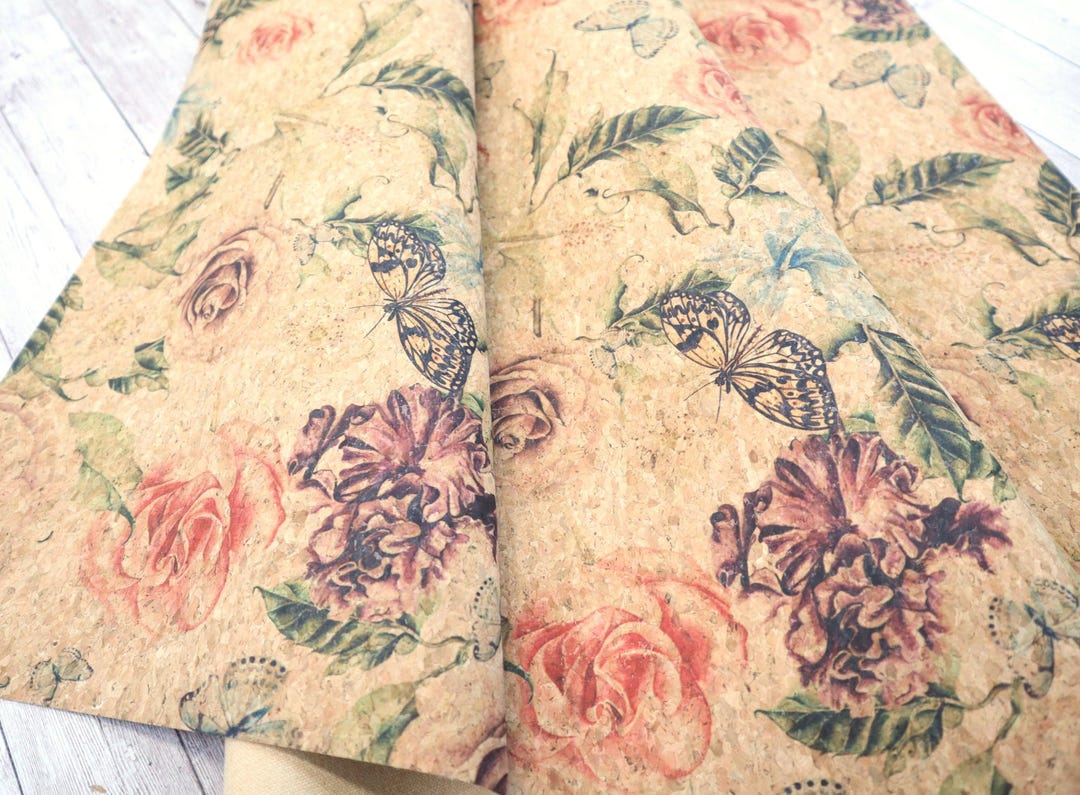 Cork Fabric Sheet - Natural Beauty - Etsy