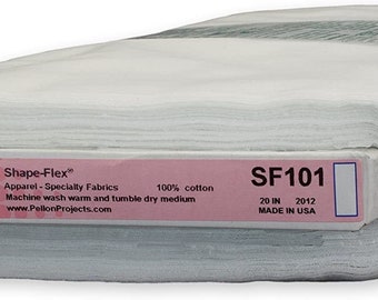 Shape Flex 101 Woven Fusible Interfacing Cotton 20in From Pellon/ Sf101 ...