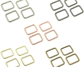 Reclaimed Square and Rectangle Rings Salvaged Metal Purse - Etsy