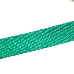 1" Webbing by the Yard - Emerald - Etsy