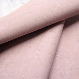 REMNANT/OFFCUT Cork Fabric 8 X 36 Pale Pink - Etsy