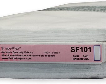 Shape Flex 101 Woven Fusible Interfacing Cotton 20in From - Etsy