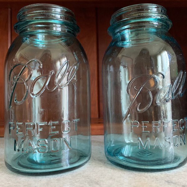 Blue Ball Jars - Etsy