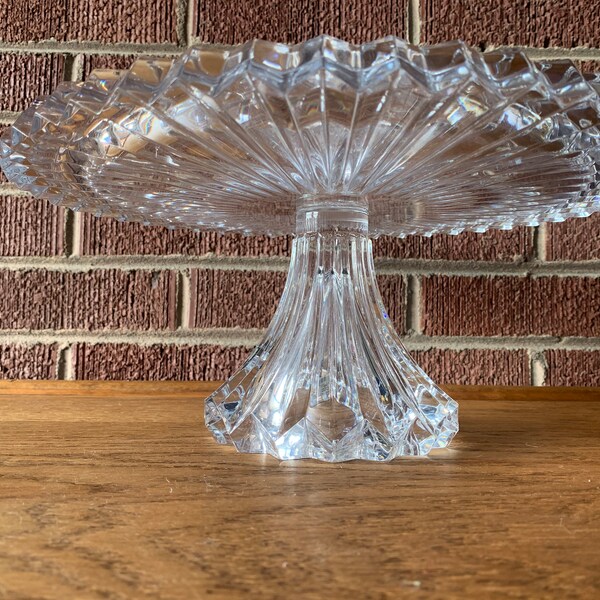 Crystal Cake Stand - Etsy