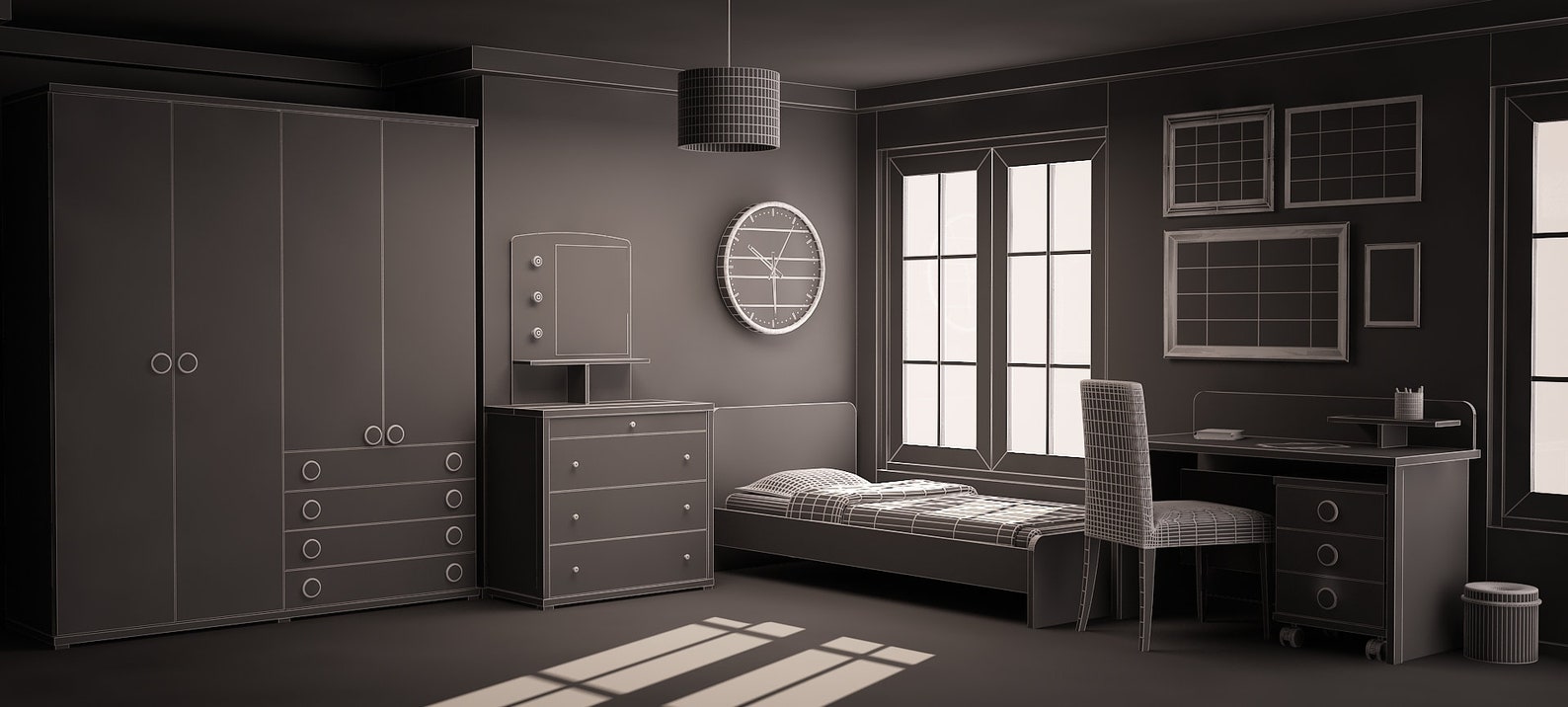 Realistic 3d Interior Rendering 3ds max vray scene 3d | Etsy