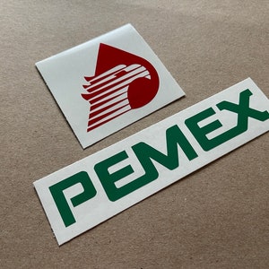 PEMEX 2 Piece Decal Sticker Calcomania - Etsy