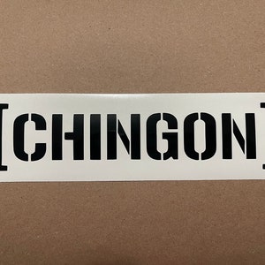 CHINGON Decal Sticker Calcomania - Etsy