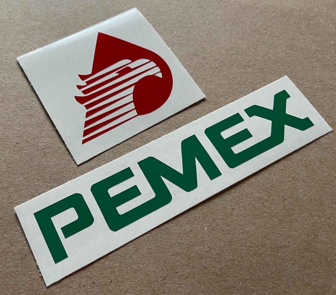 PEMEX 2 Piece Decal Sticker Calcomania - Etsy