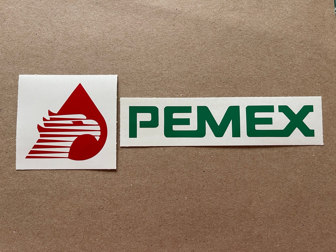 PEMEX 2 Piece Decal Sticker Calcomania - Etsy