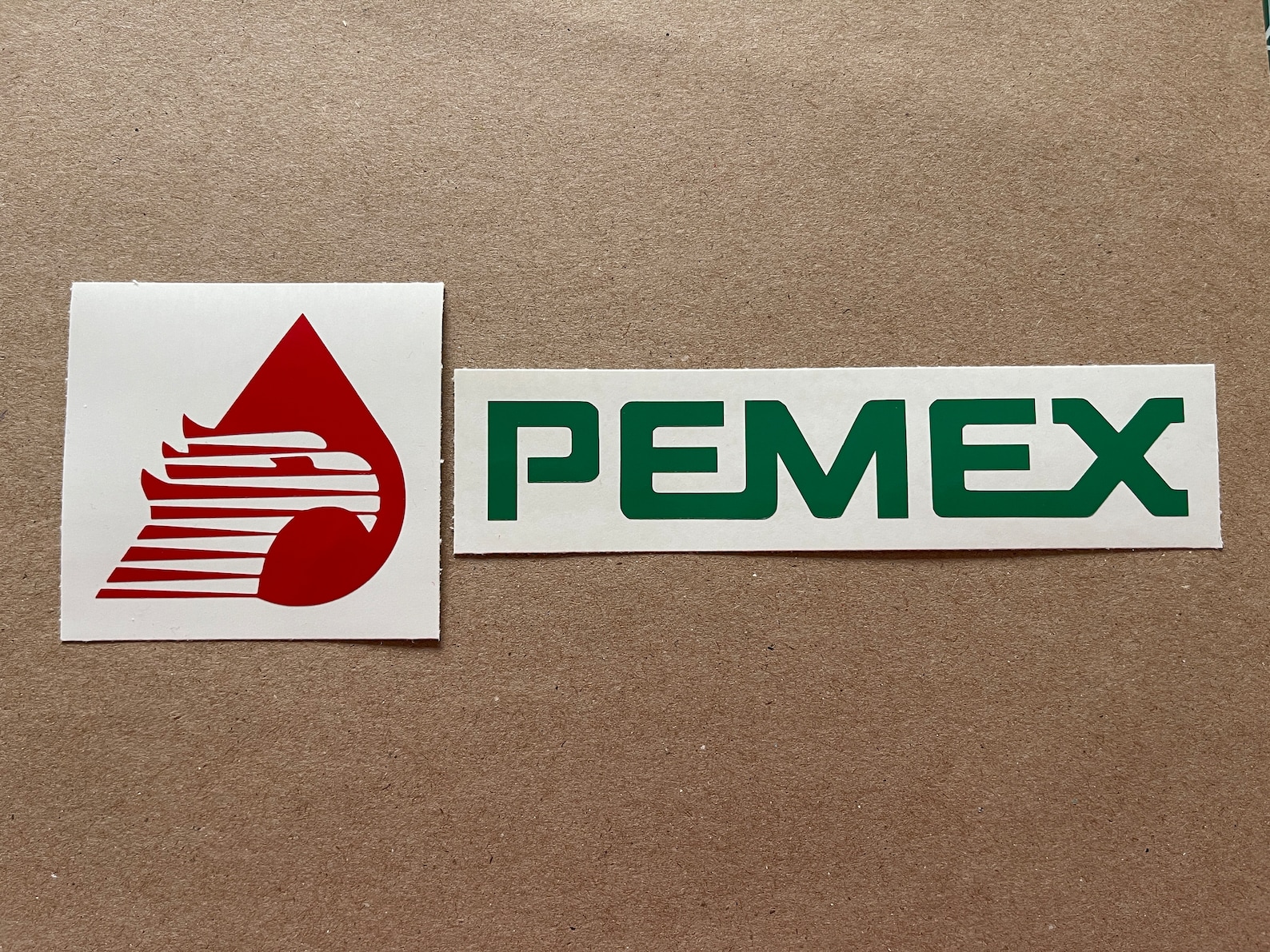 PEMEX 2 Piece Decal Sticker Calcomania - Etsy