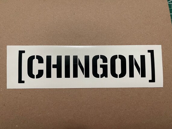 CHINGON Decal Sticker Calcomania | Etsy
