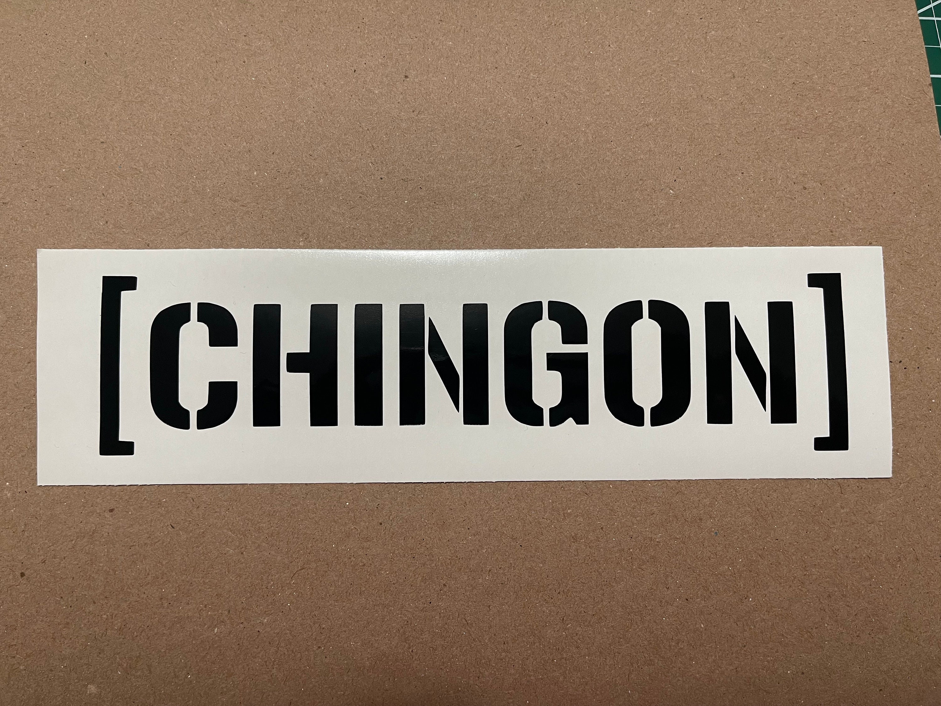 CHINGON Decal Sticker Calcomania - Etsy