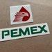 PEMEX 2 Piece Decal Sticker Calcomania - Etsy