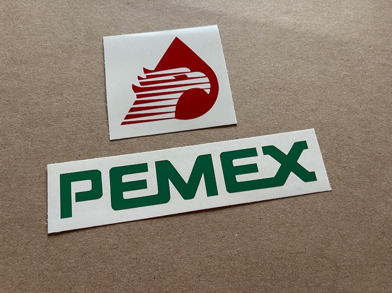 PEMEX 2 Piece Decal Sticker Calcomania - Etsy